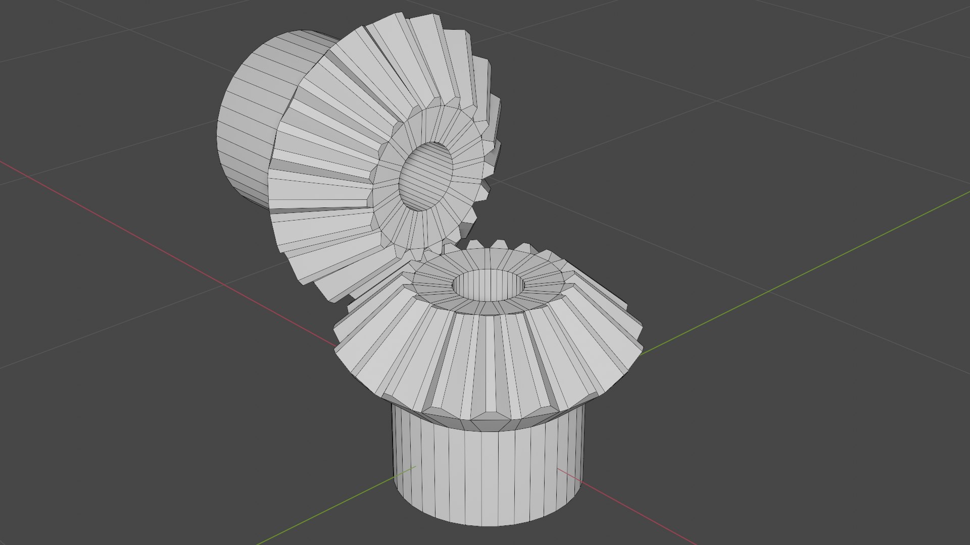 Bevel Gear Model - TurboSquid 1979032
