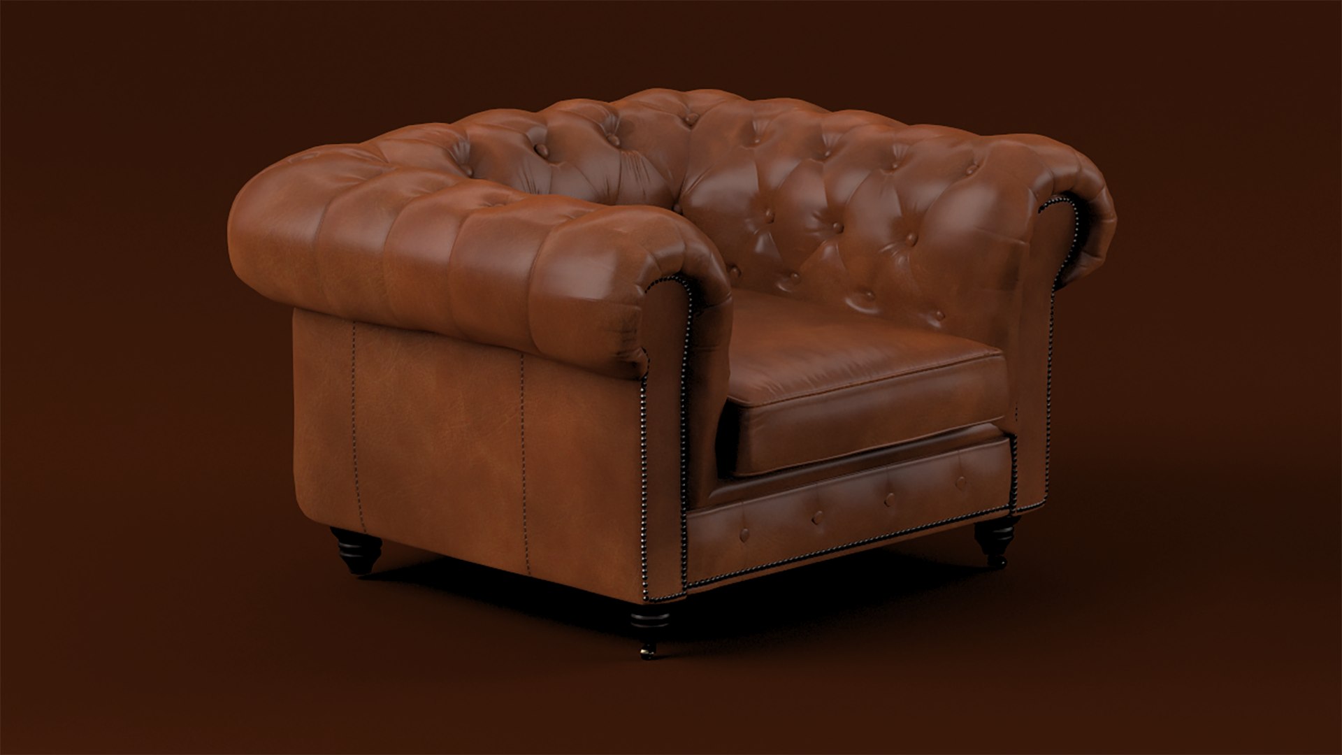 3D Leather Chair Model - TurboSquid 2167059