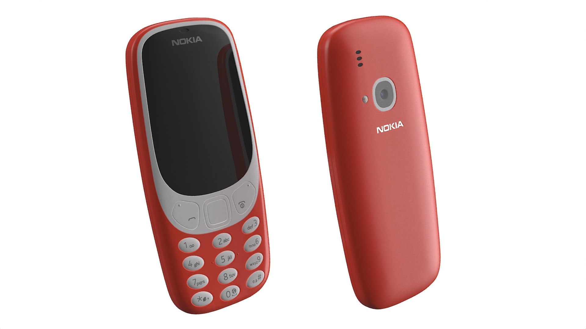 3D Nokia 3310 New Red Model - TurboSquid 2269680