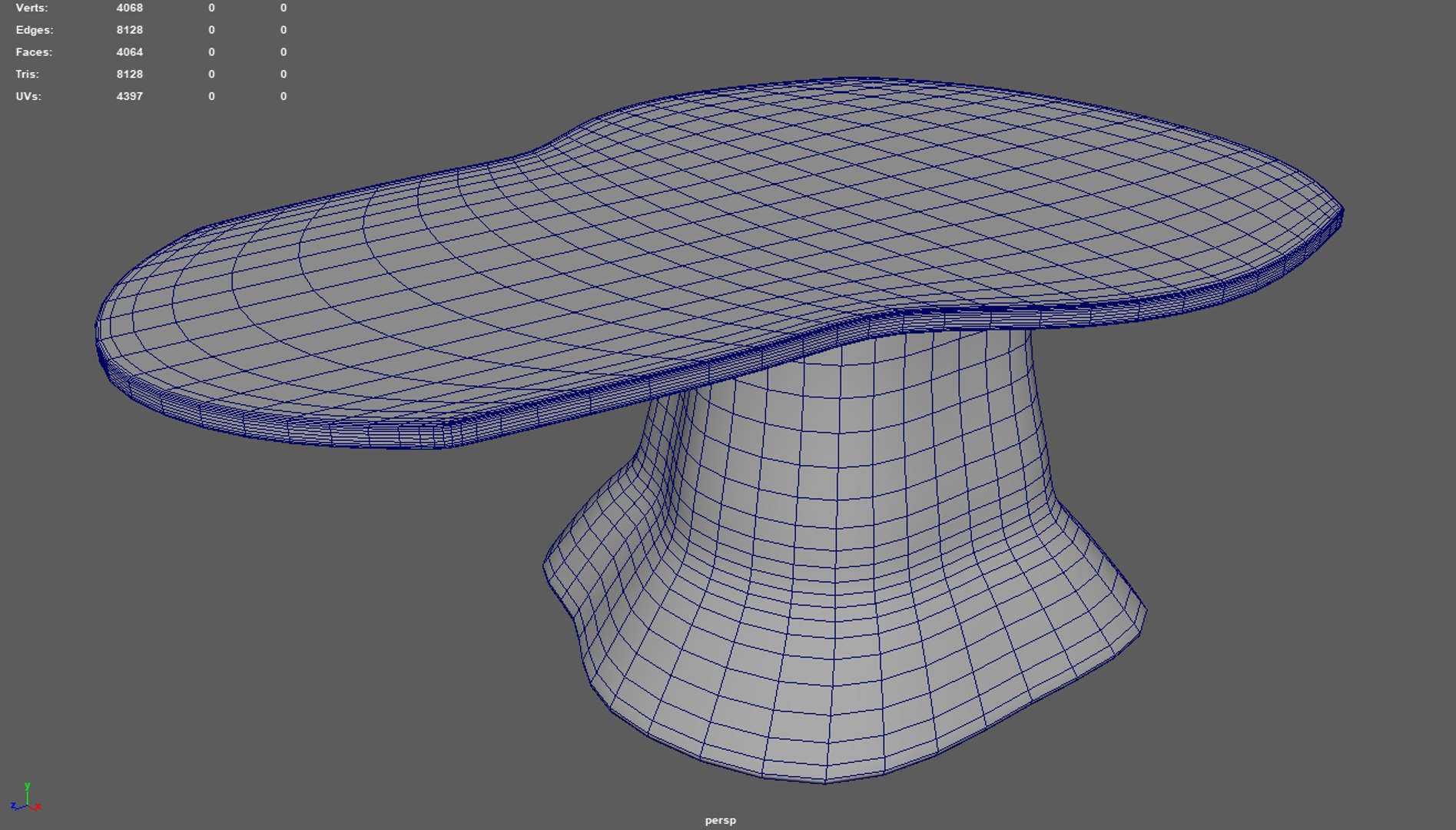 3D Wooden Glazed Table Model - TurboSquid 2044184