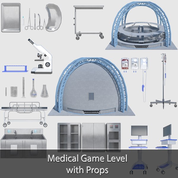 3D Laboratory-Bed Models | TurboSquid