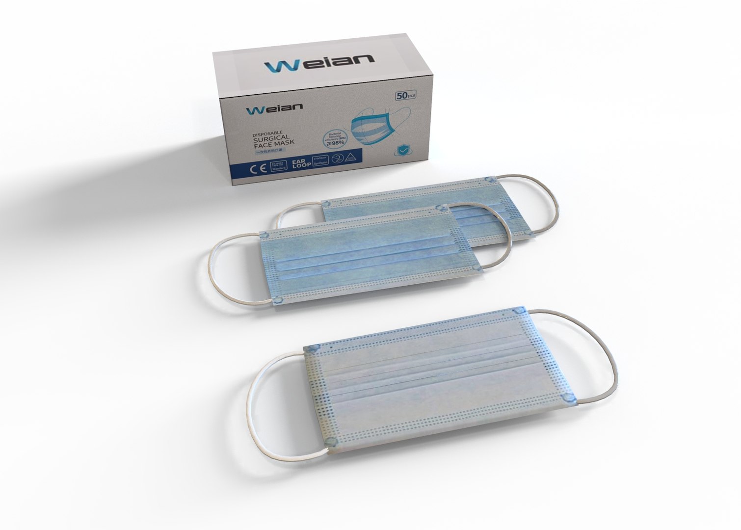 Surgical Mask Model - TurboSquid 1622874