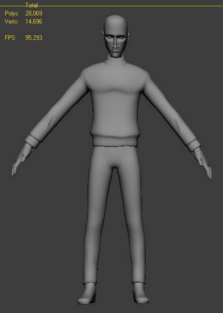 man future 3d model