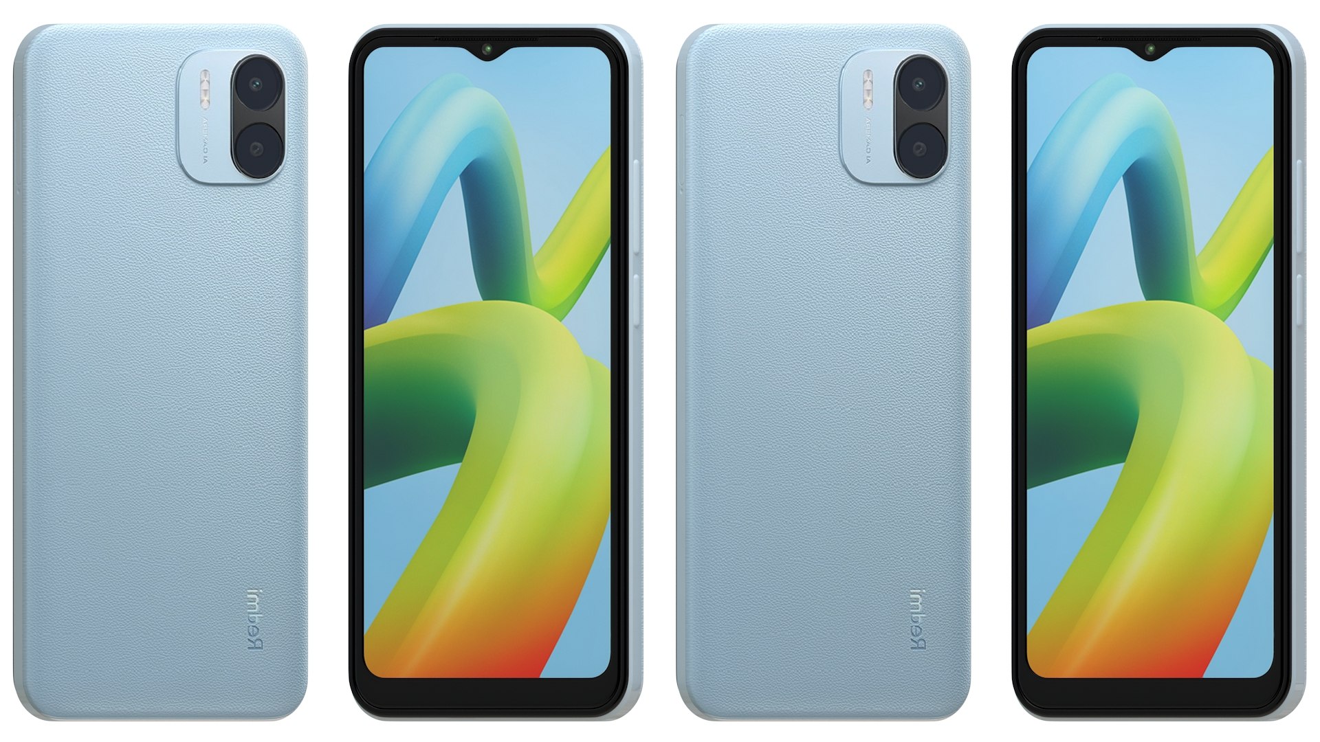3D Xiaomi Redmi A1 Light Blue - TurboSquid 1975276