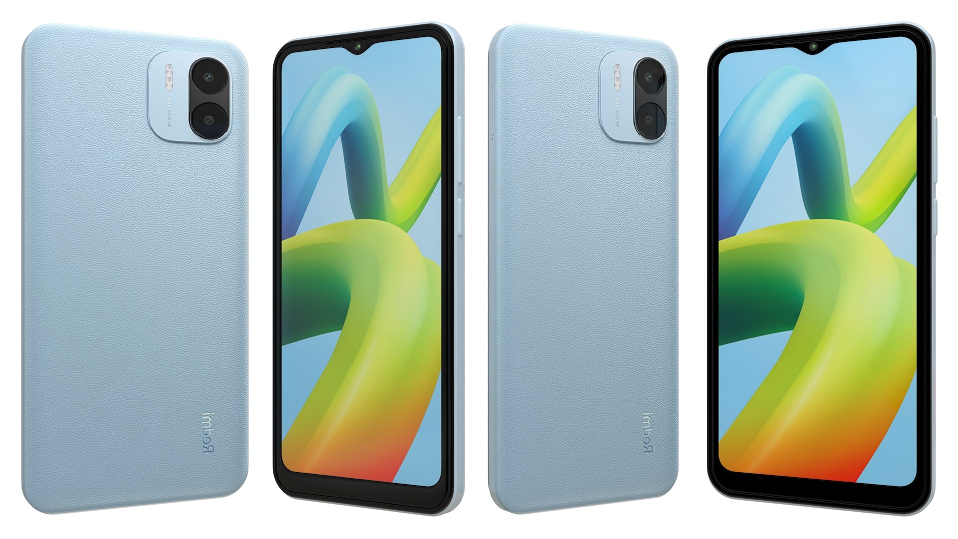 3D Xiaomi Redmi A1 Light Blue - TurboSquid 1975276