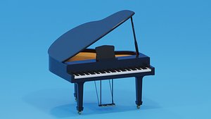 Grand Piano Blender Models for Download | TurboSquid