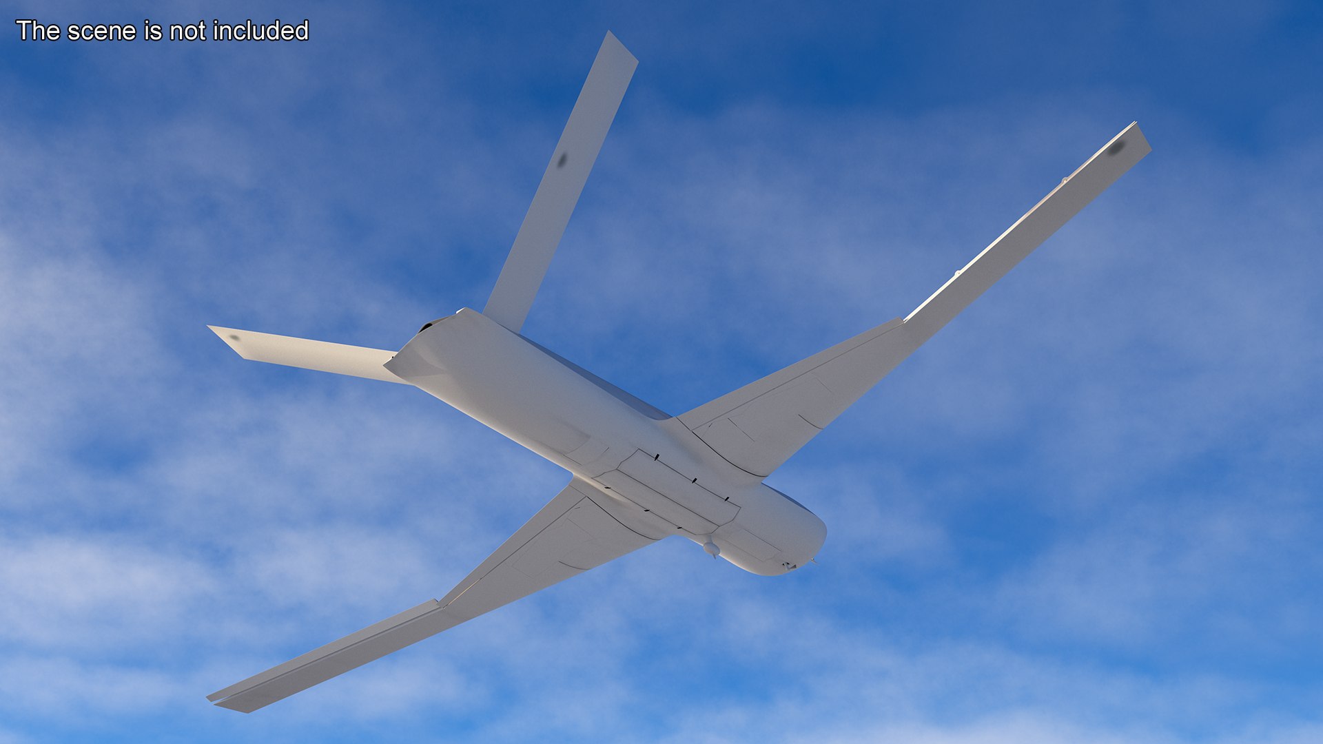 General Atomics Avenger Drone Rigged For Maya 3D Model - TurboSquid 2221234