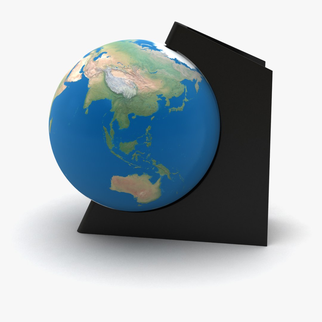 3d Model Globe Rotating