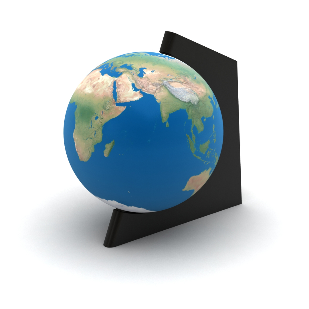3d Model Globe Rotating