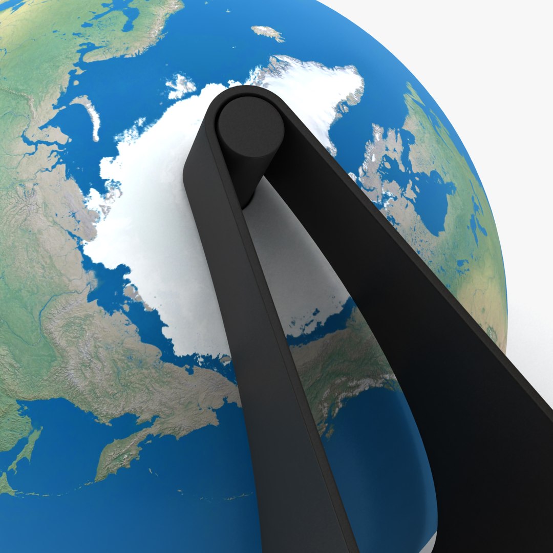 3d Model Globe Rotating