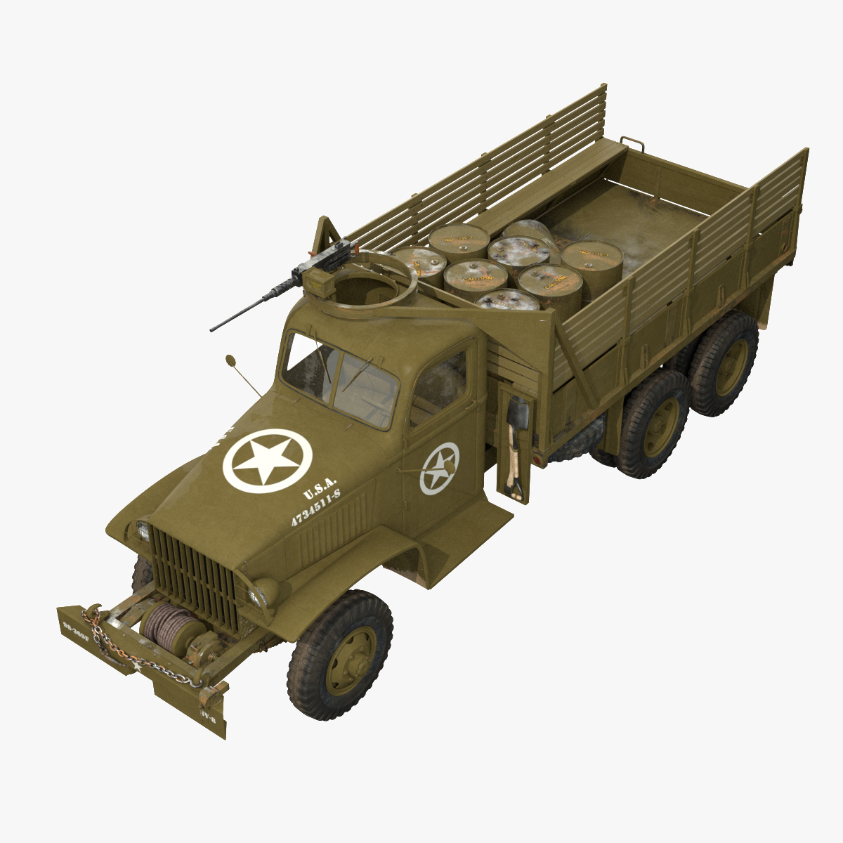 cargo truck 3d model