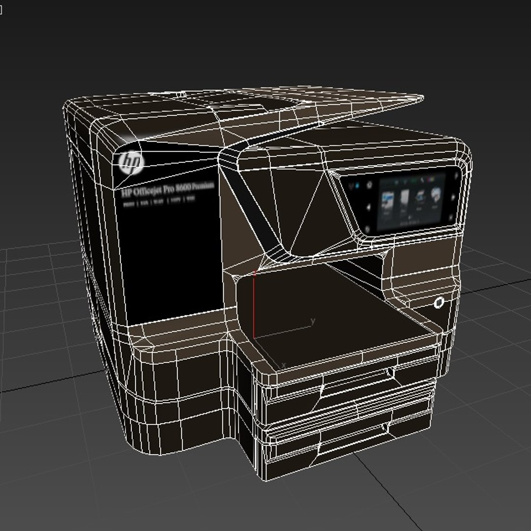 3d Model Hp Officejet Pro 8600