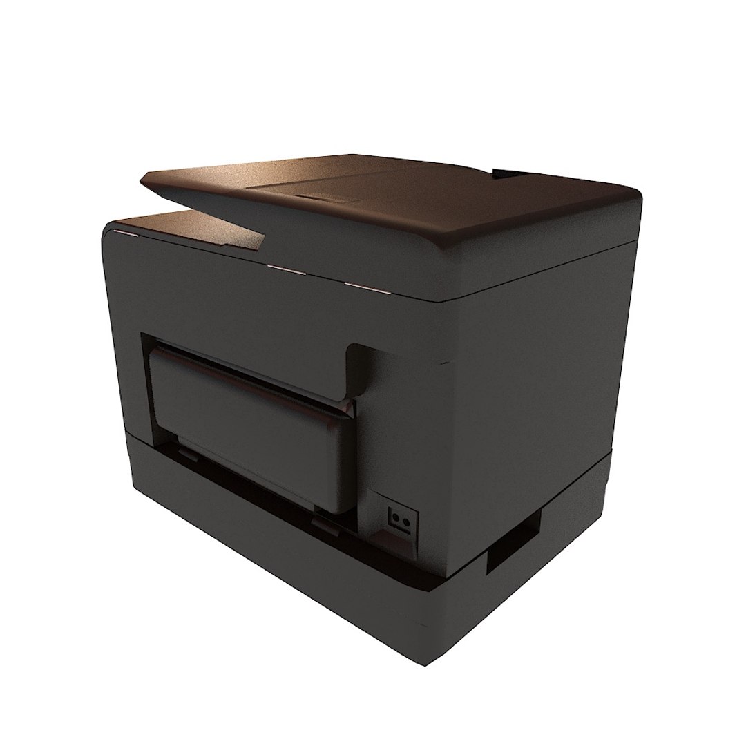 3d Model Hp Officejet Pro 8600