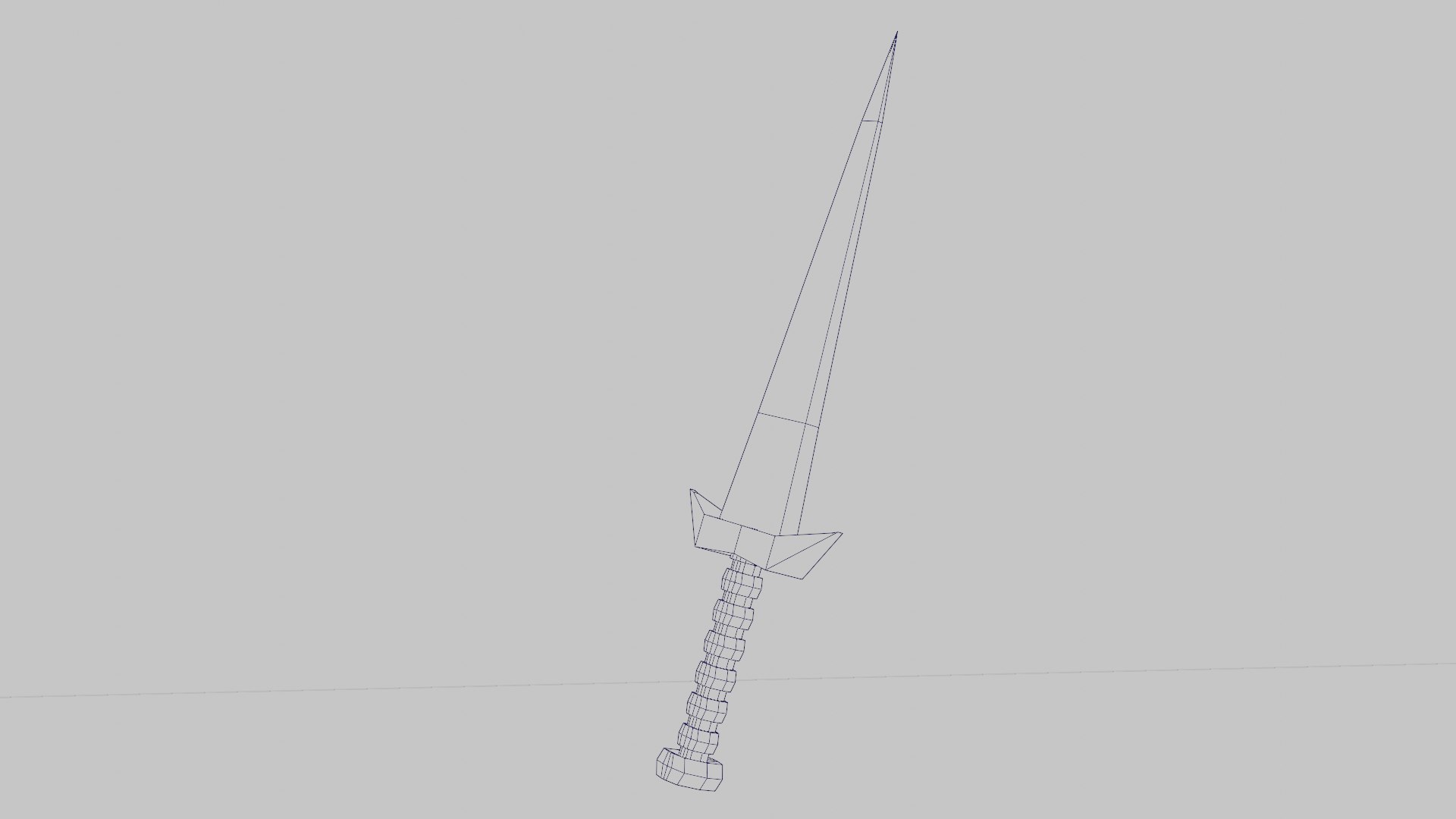 3D Model Low-Poly Sword - TurboSquid 2008400