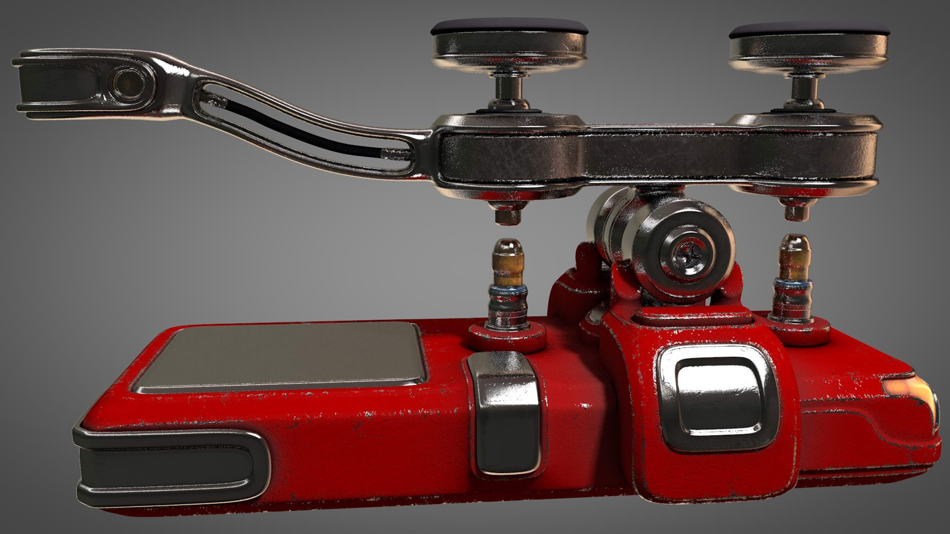 Vintage Telegraph Communication 3D Model - TurboSquid 1470069