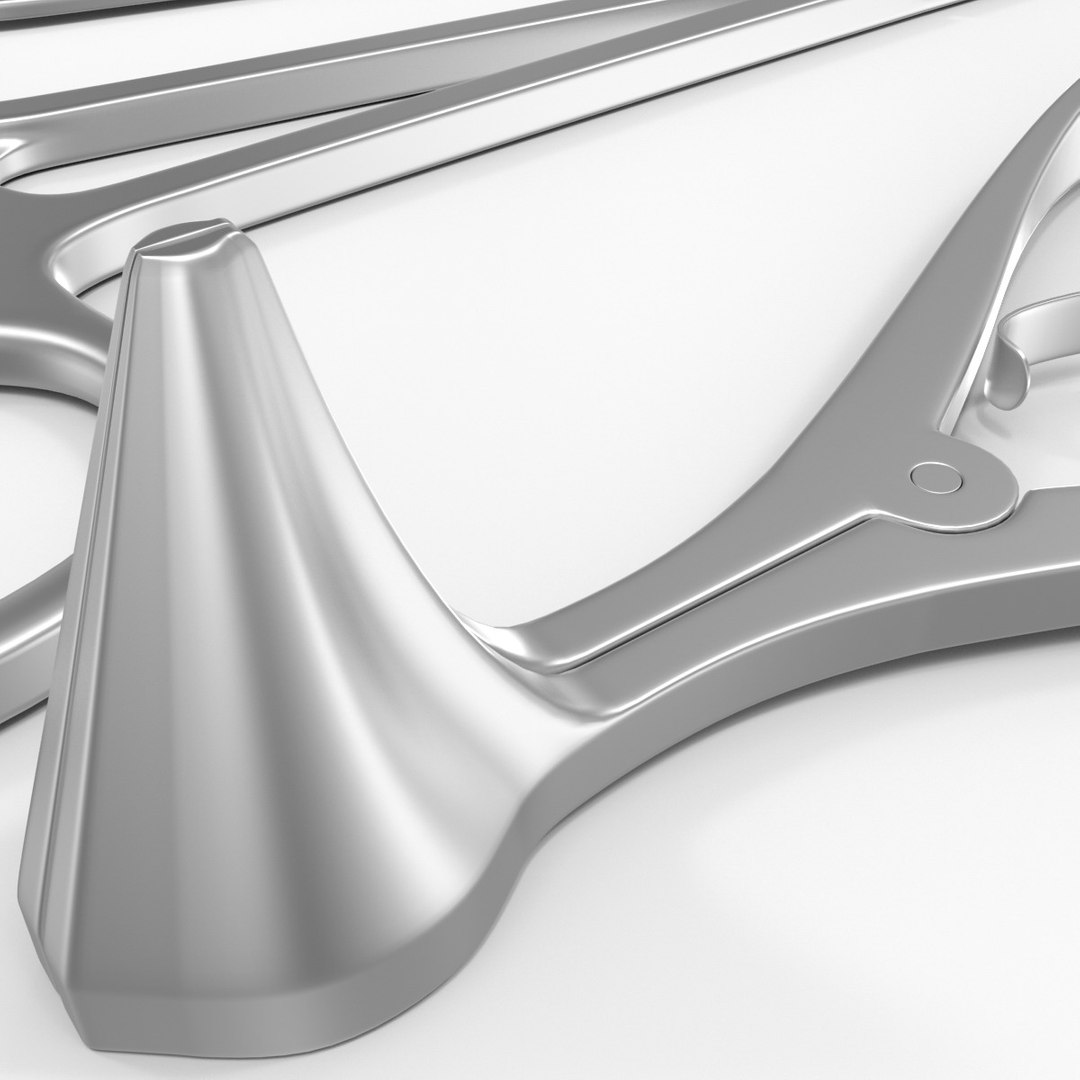 3d medical instruments set