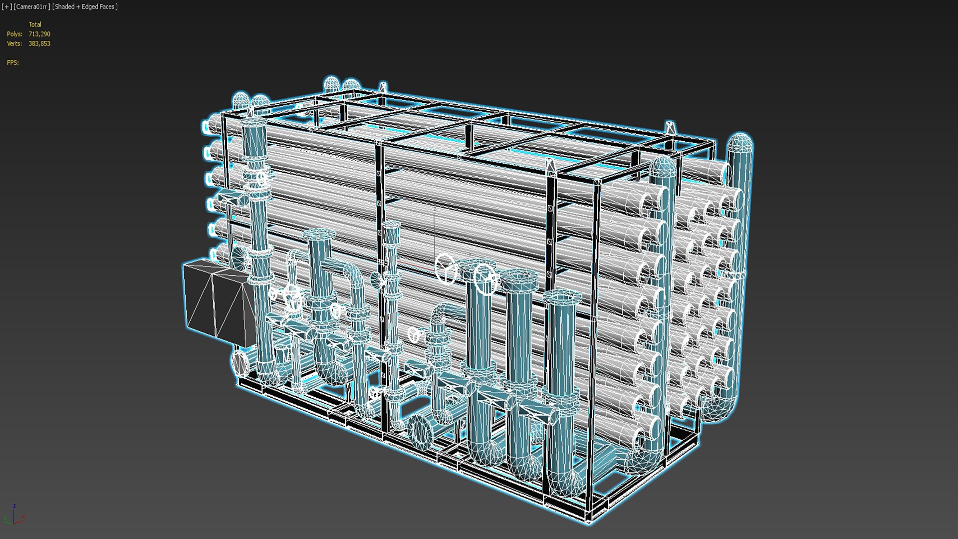 Reverse Osmosis Membrane 3D Model - TurboSquid 2207037