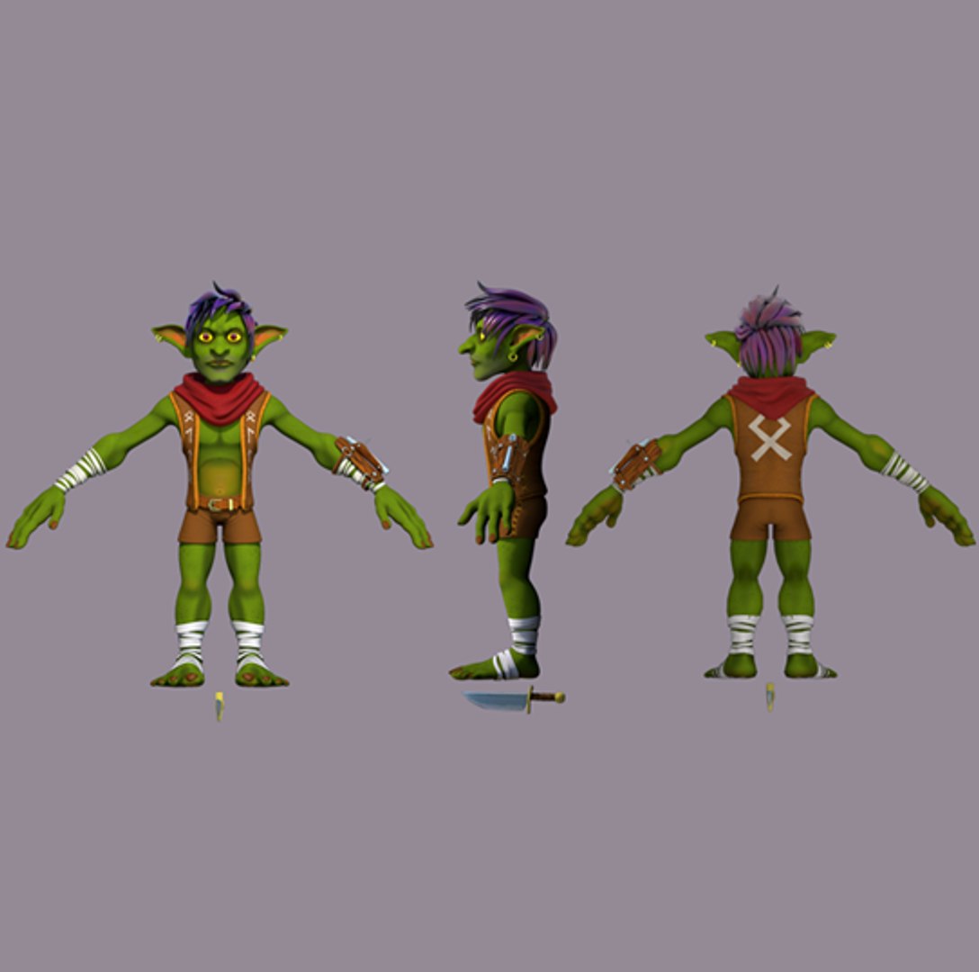 3D Character Goblin Model - TurboSquid 1441722