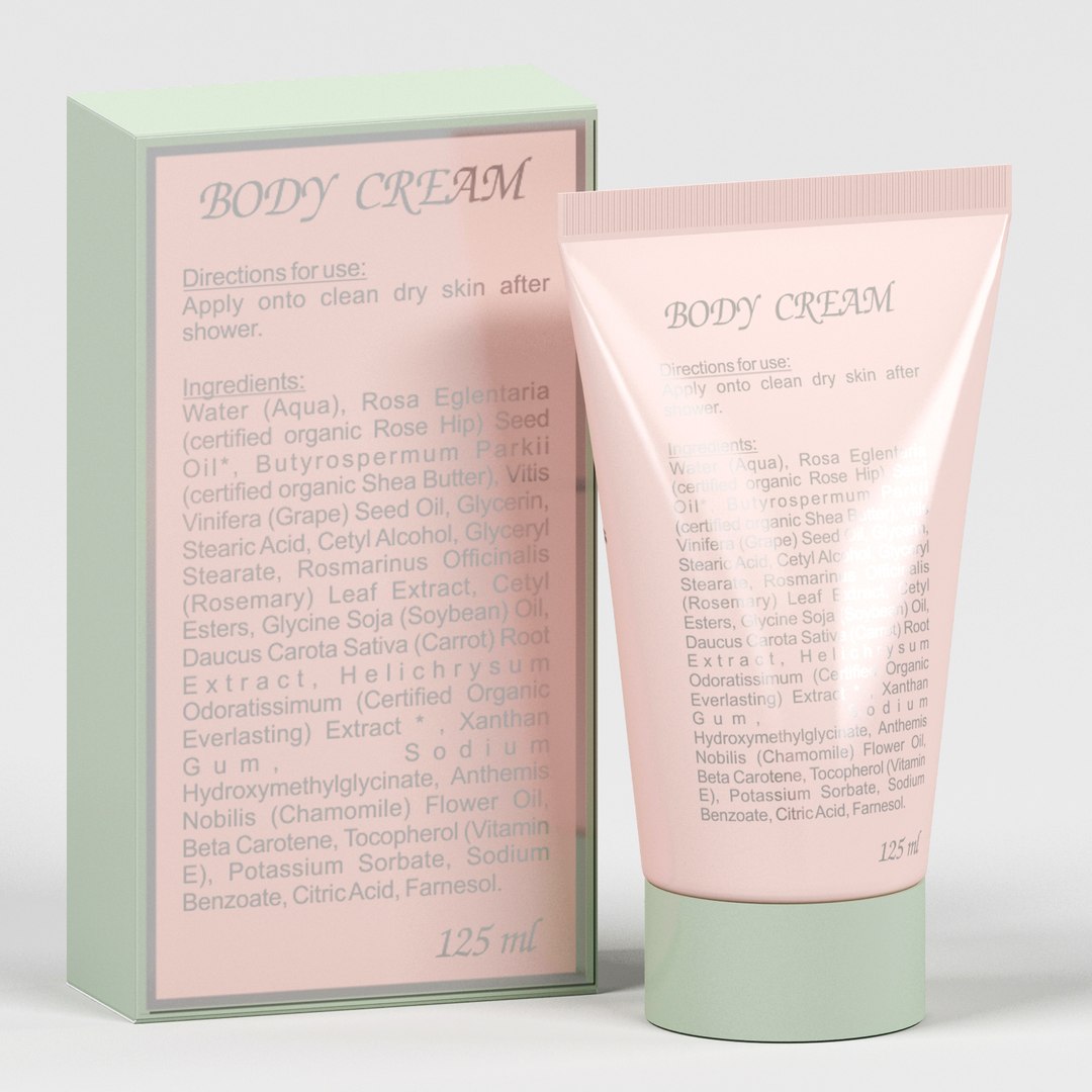 3D body cream - TurboSquid 1355069
