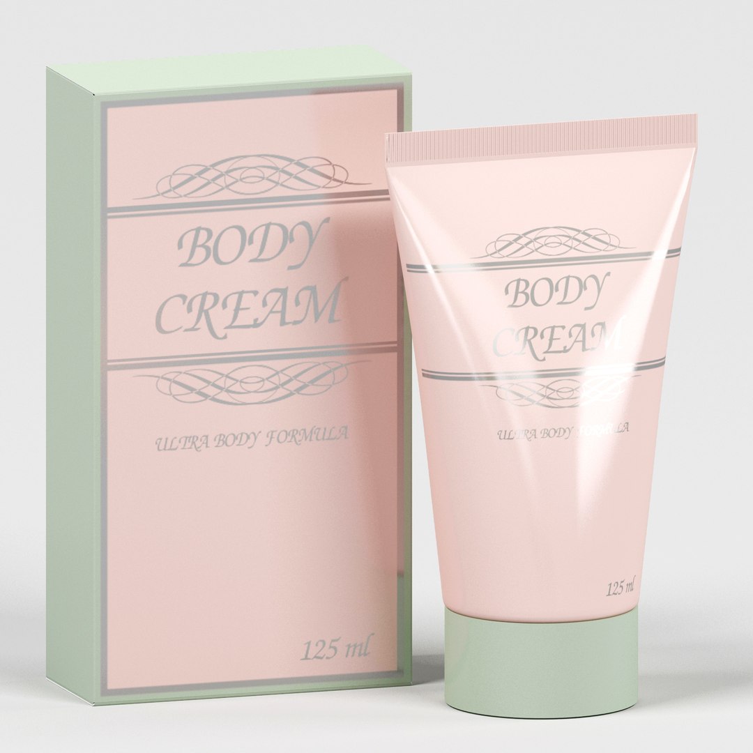 3D body cream - TurboSquid 1355069