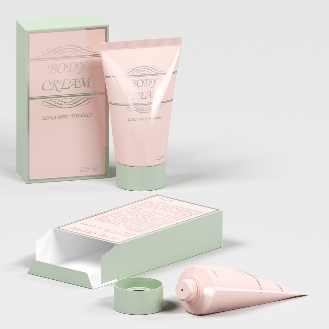 3D body cream - TurboSquid 1355069