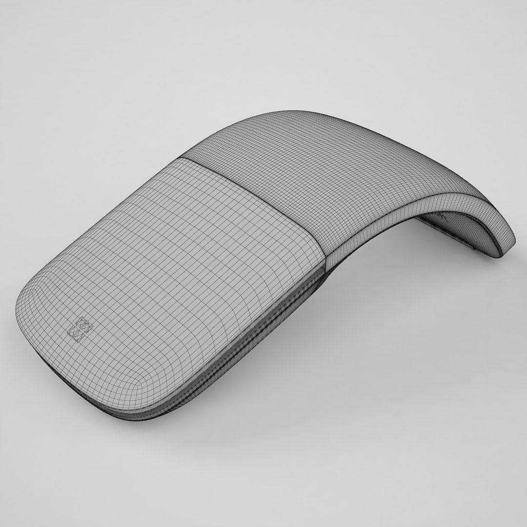 Microsoft Arc Mouse 3D Model - TurboSquid 1495369