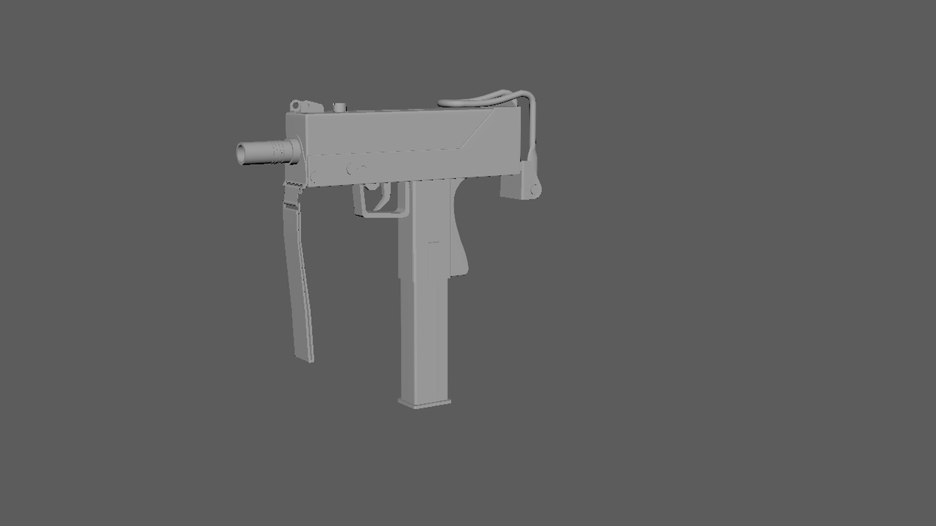 Low-poly mac-10 3D model - TurboSquid 1710892