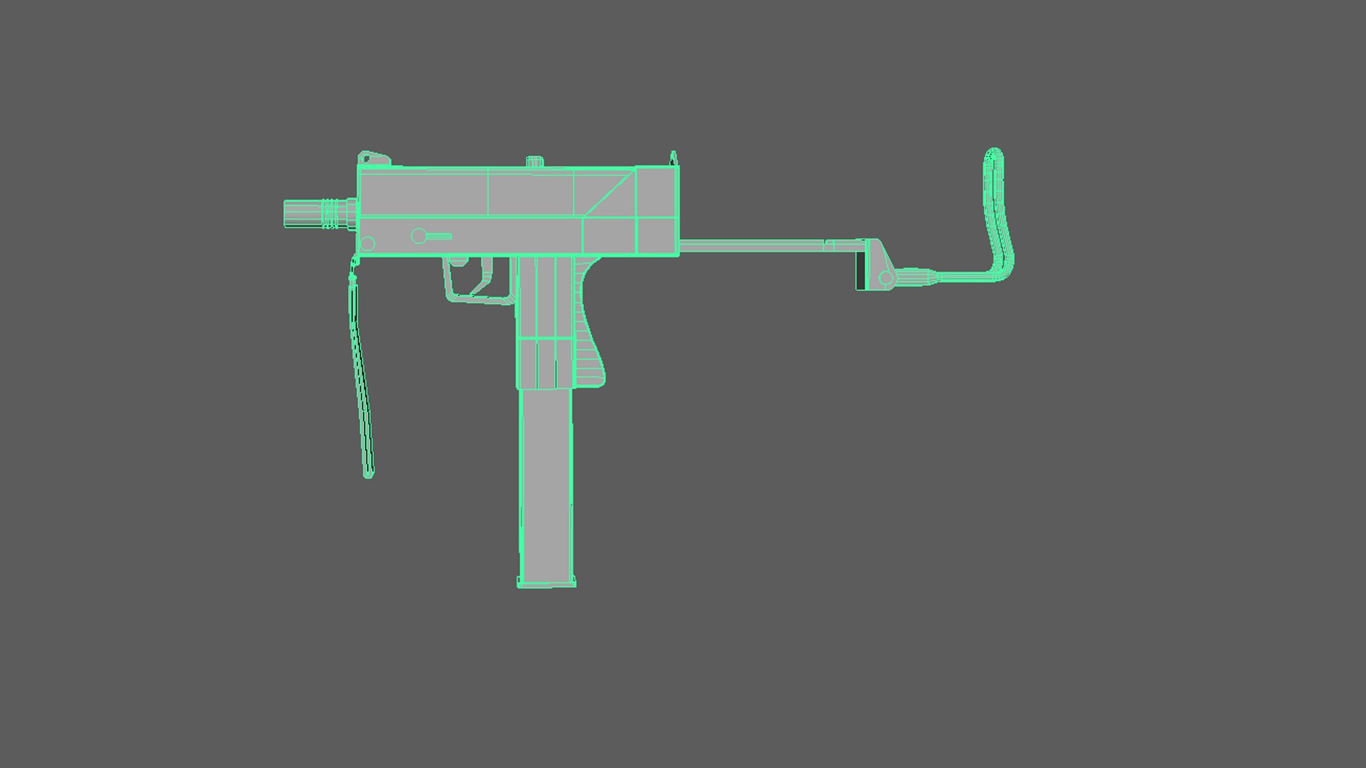Low-poly mac-10 3D model - TurboSquid 1710892