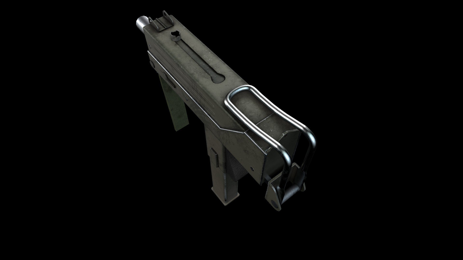 Low-poly mac-10 3D model - TurboSquid 1710892