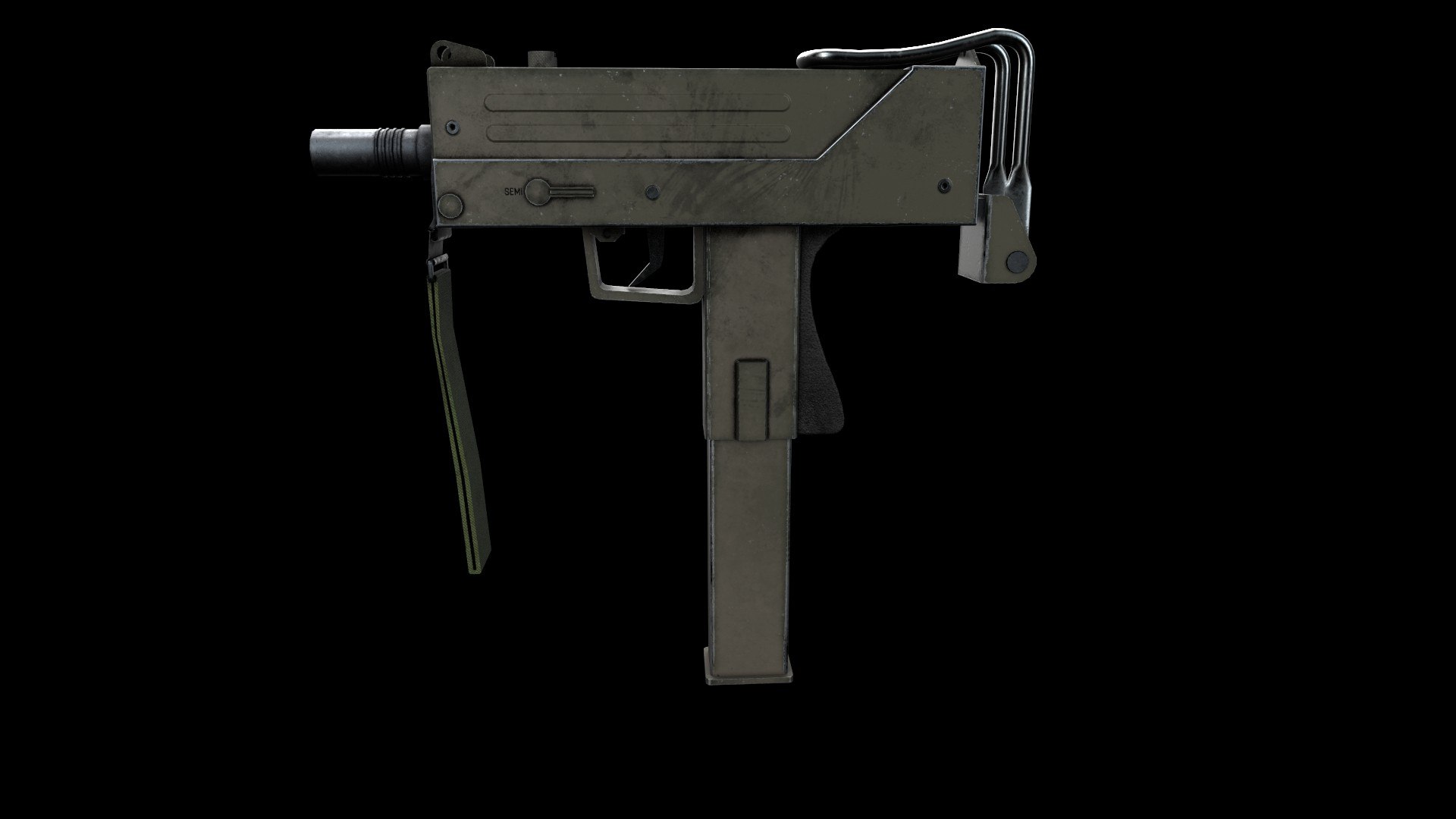 Low-poly mac-10 3D model - TurboSquid 1710892