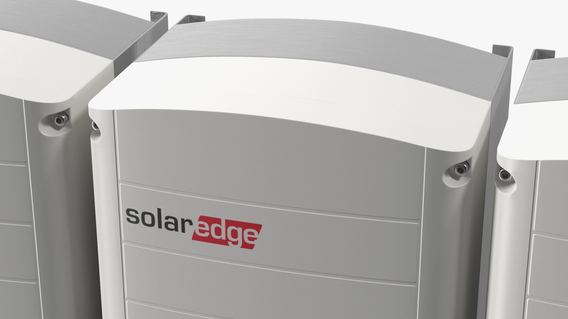 3D SolarEdge Three Phase Inverter with Secondary Units model ...