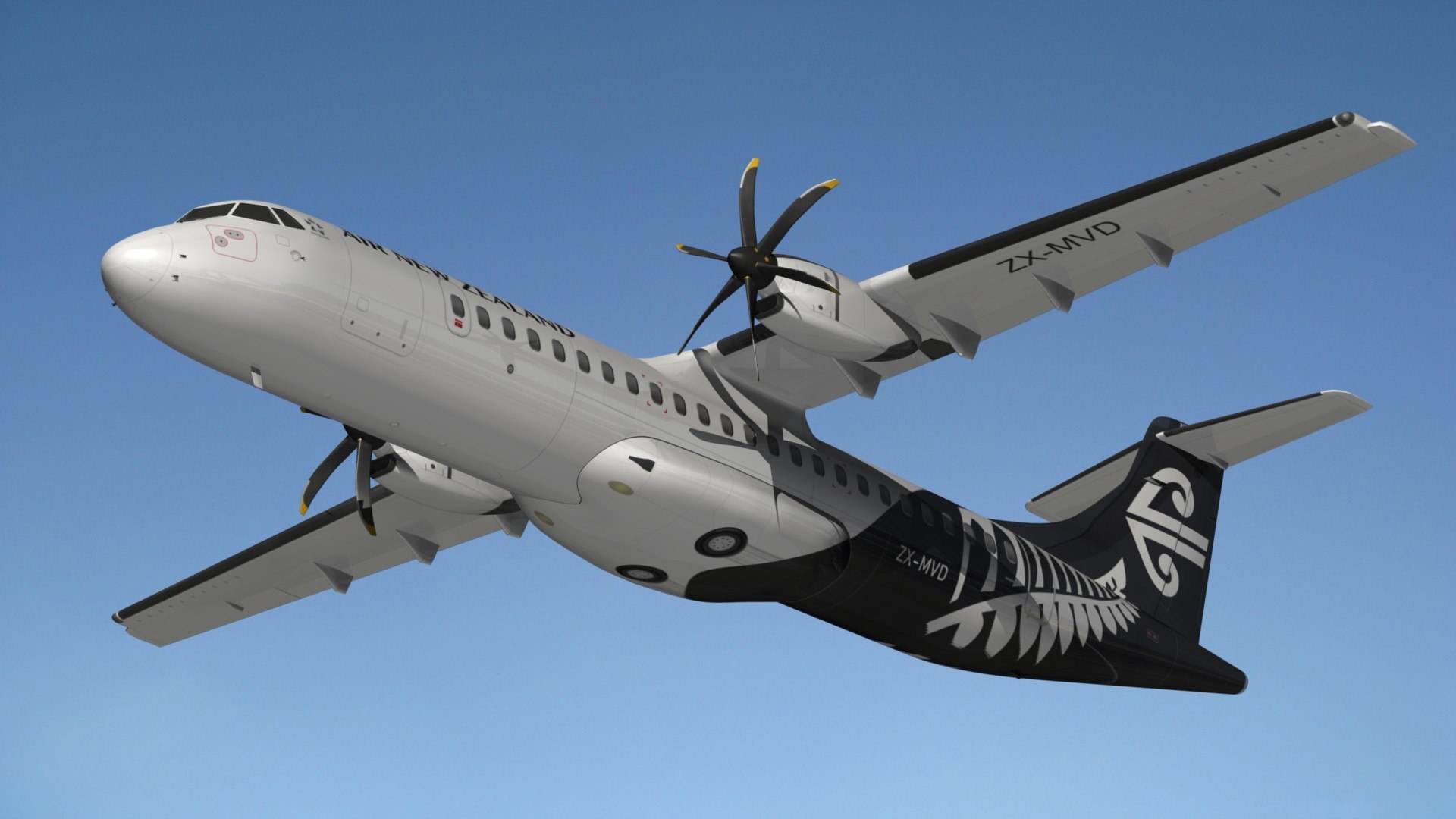3D Atr 72 Air New - TurboSquid 1647996