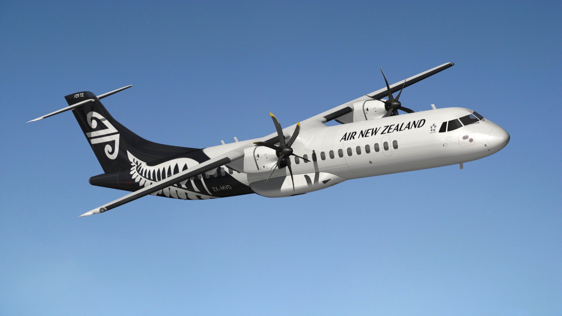 3D Atr 72 Air New - TurboSquid 1647996