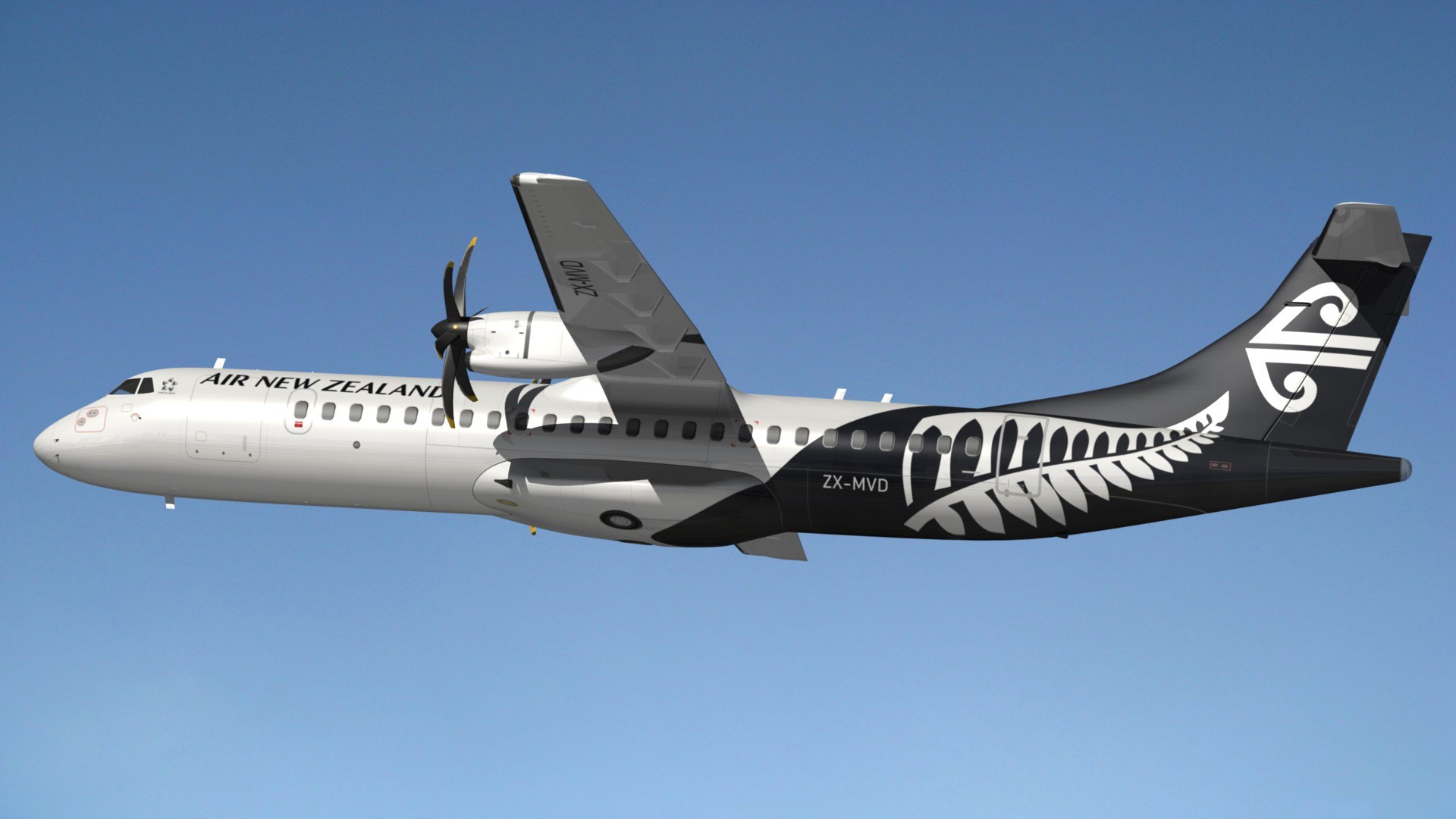 3D Atr 72 Air New - TurboSquid 1647996