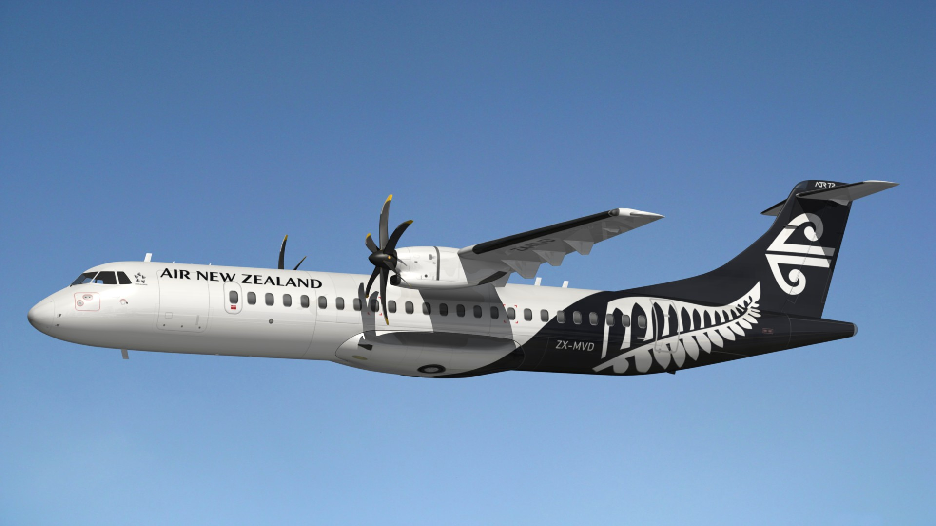 3D Atr 72 Air New - TurboSquid 1647996