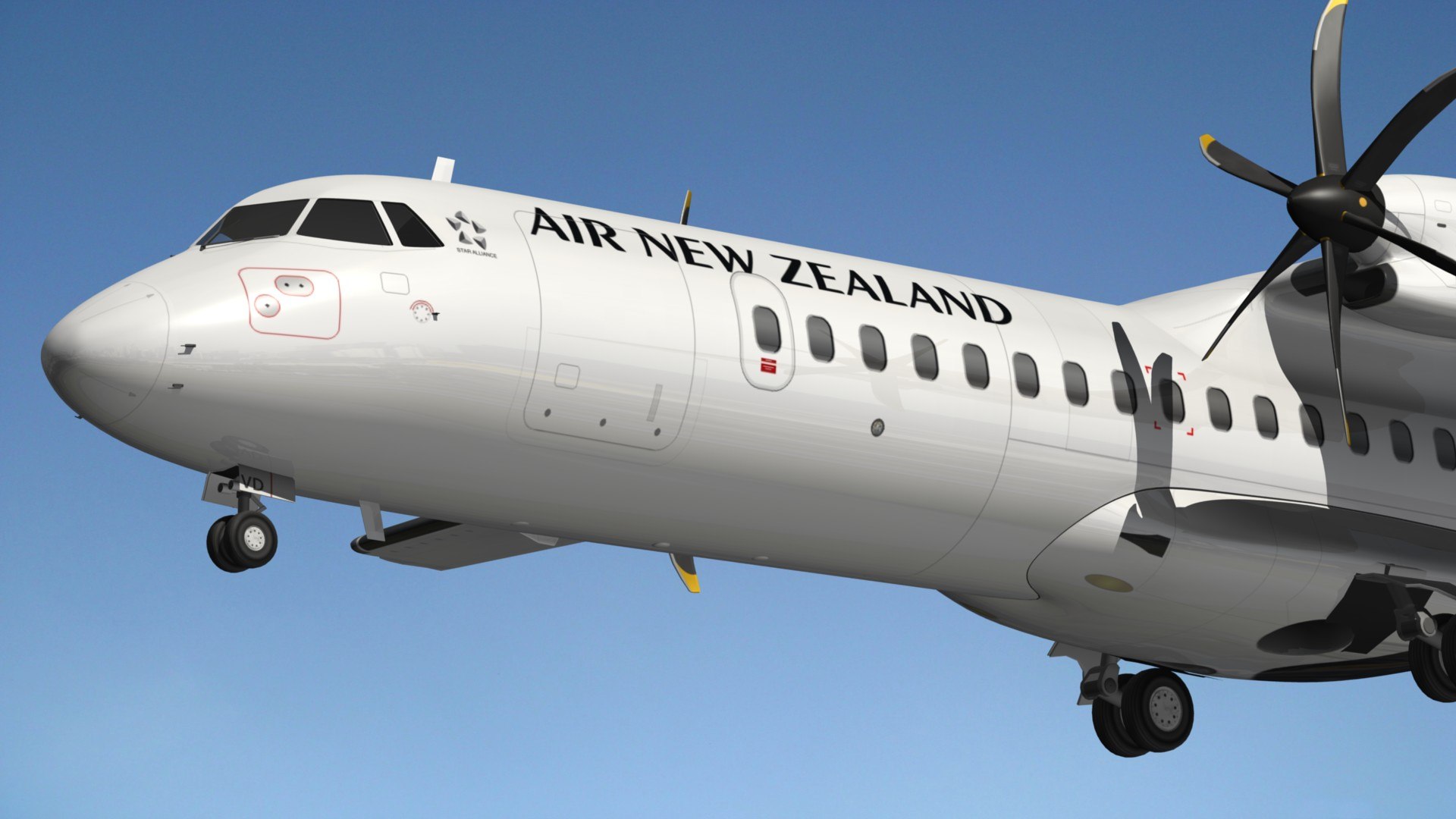 3D Atr 72 Air New - TurboSquid 1647996