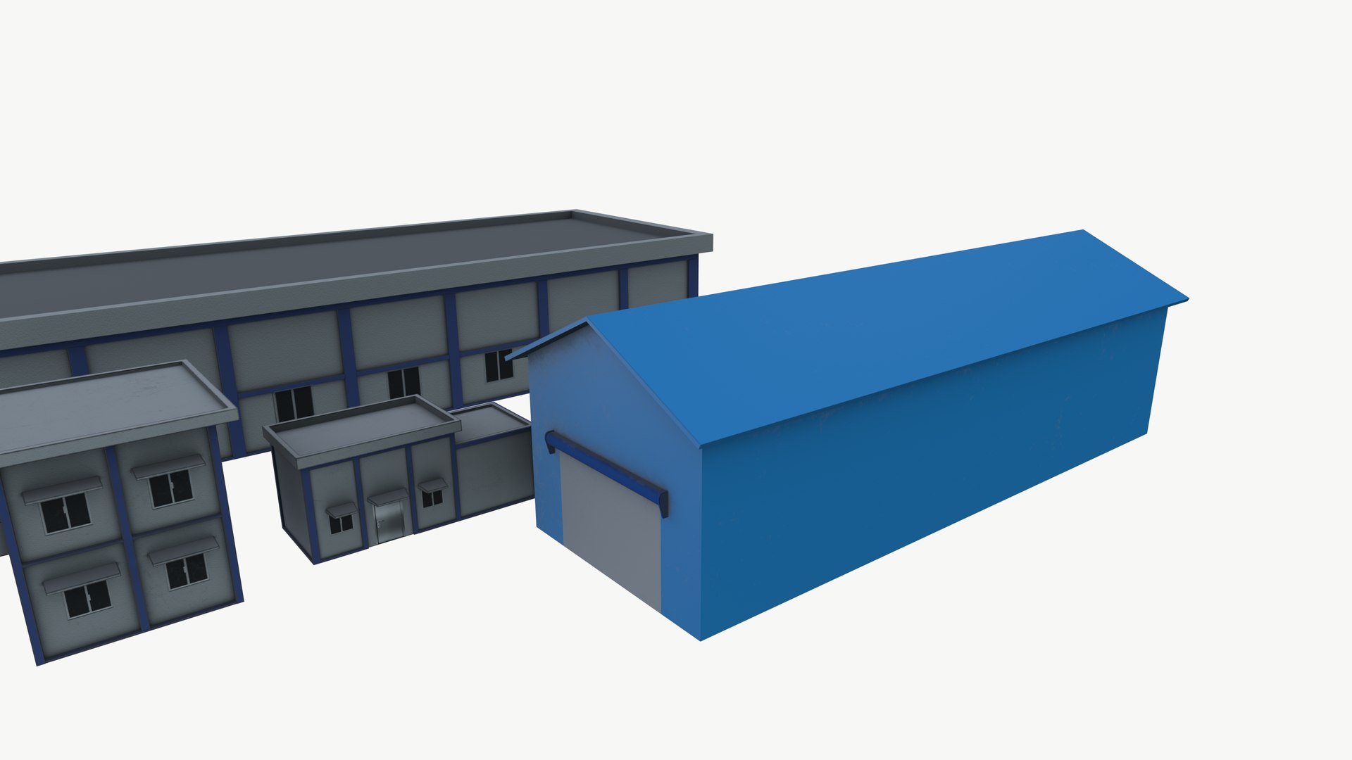 Industrial Warehouse 3D Model - TurboSquid 2370418