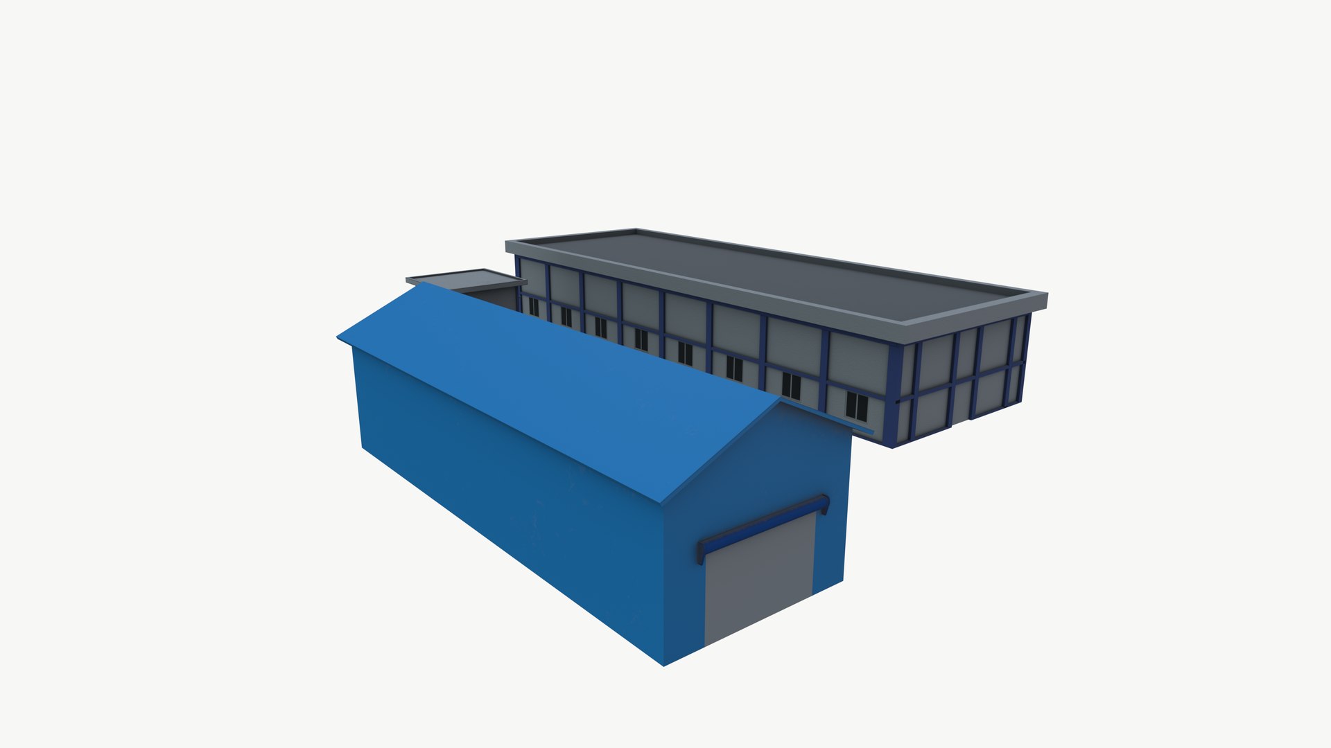 Industrial Warehouse 3D Model - TurboSquid 2370418