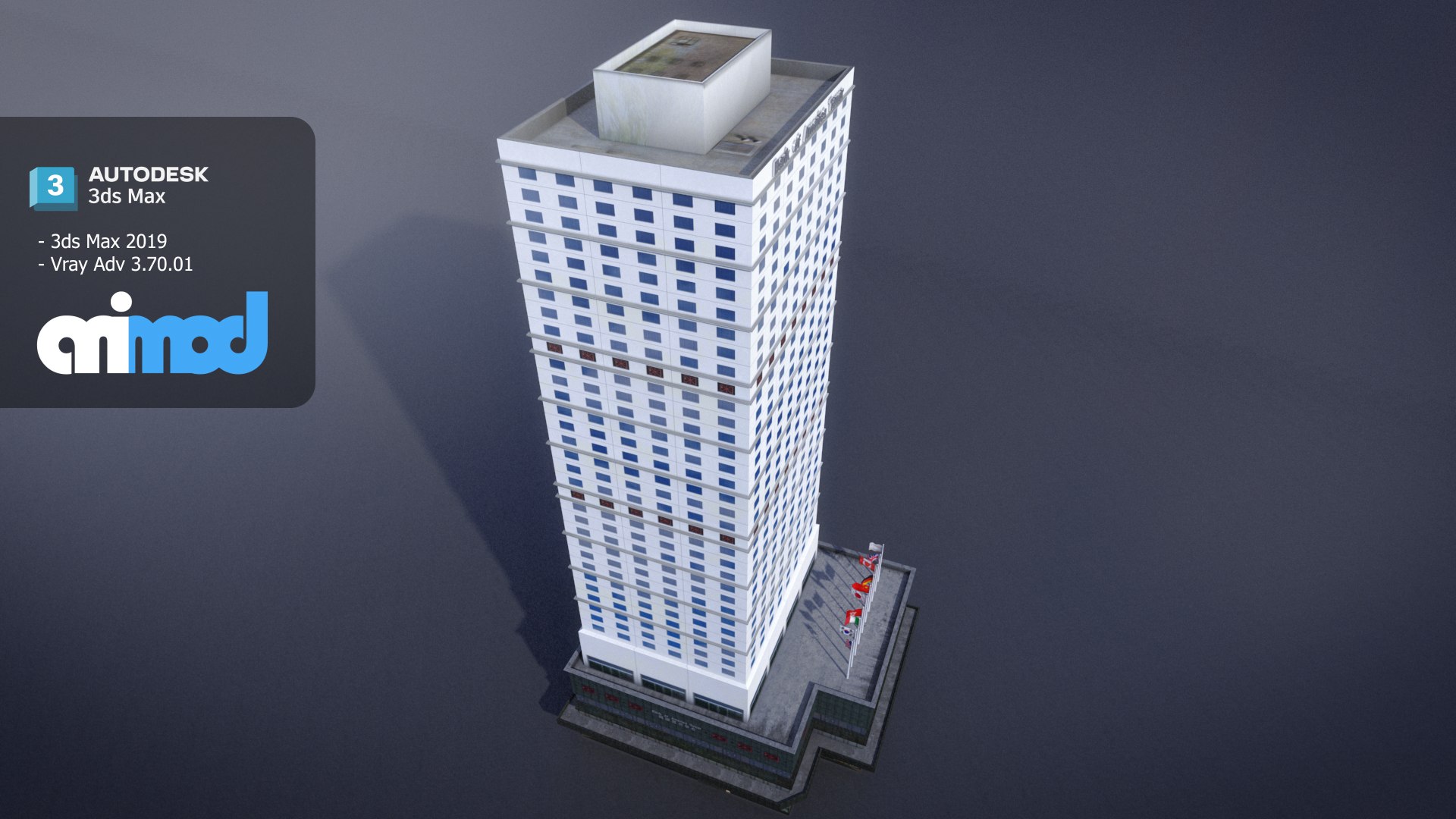 3D HK Boatower Model - TurboSquid 2284963