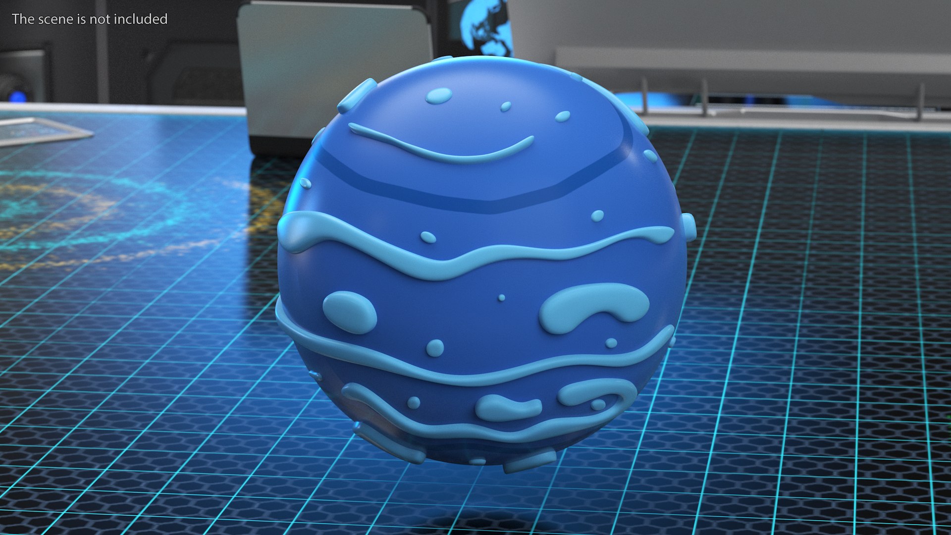3D Cartoon Planet Neptune Model - TurboSquid 1865732