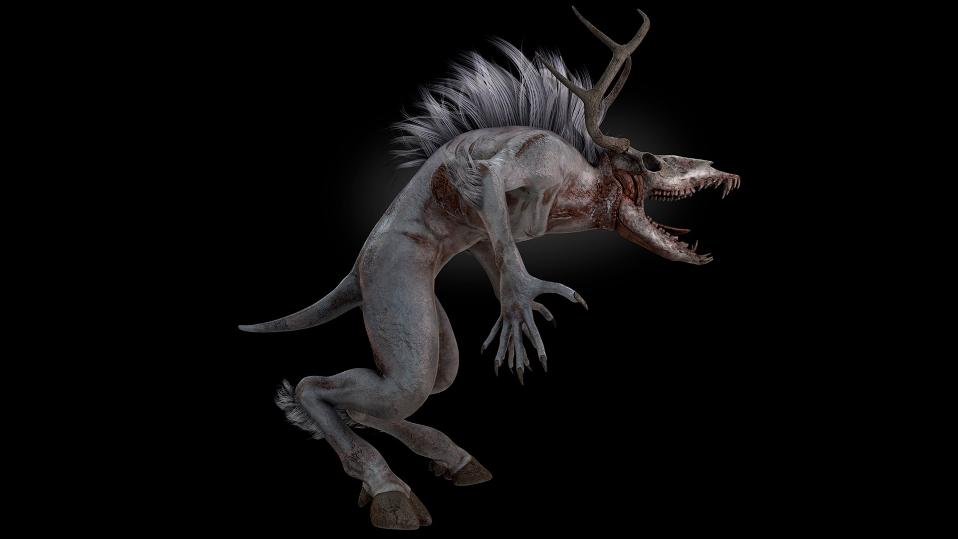 3D Wendigo Creature - TurboSquid 1819073