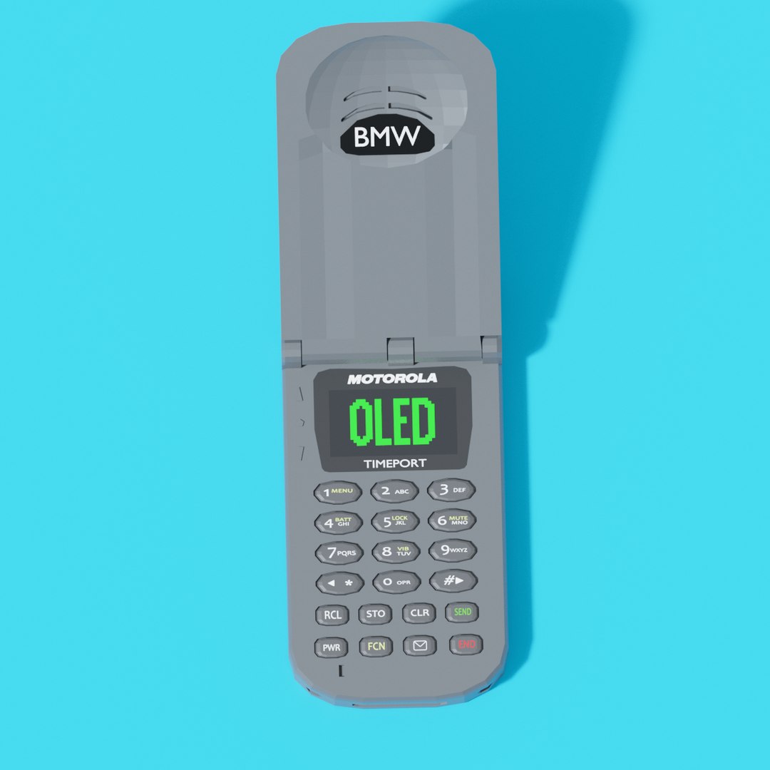 Motorola timeport p8767 mobile phone model - TurboSquid 1553921