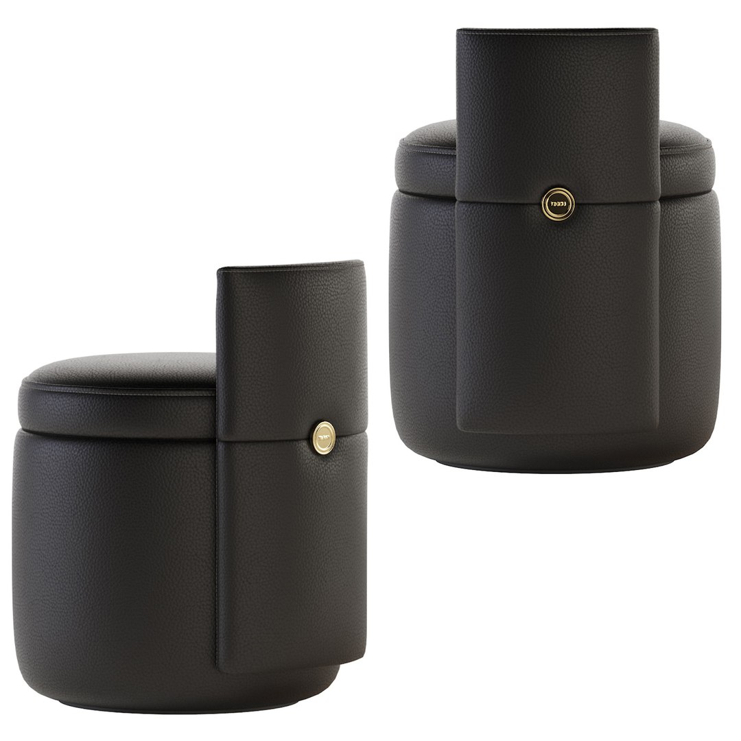 3D Pouf MADISON Turri Model - TurboSquid 1874674