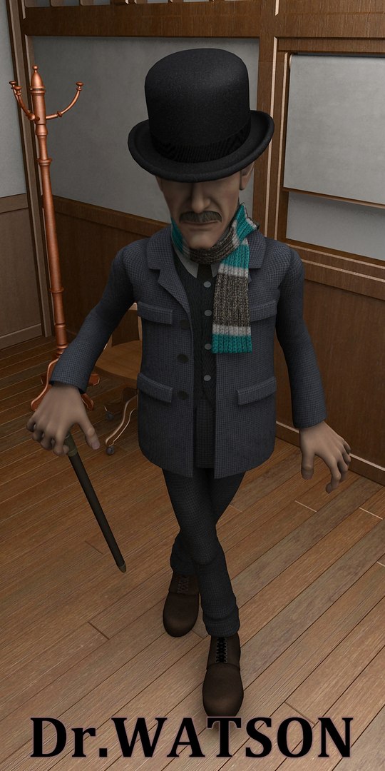 Character Watson 3d Model