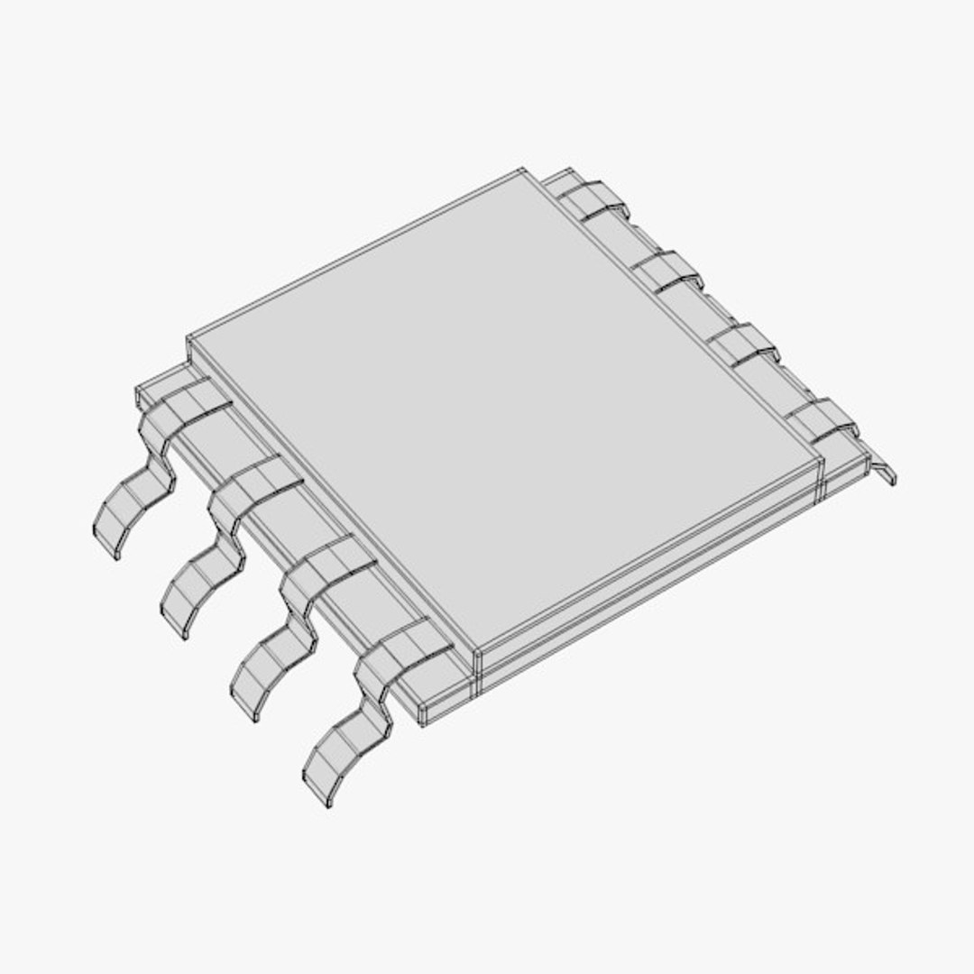 Chip 3d Model