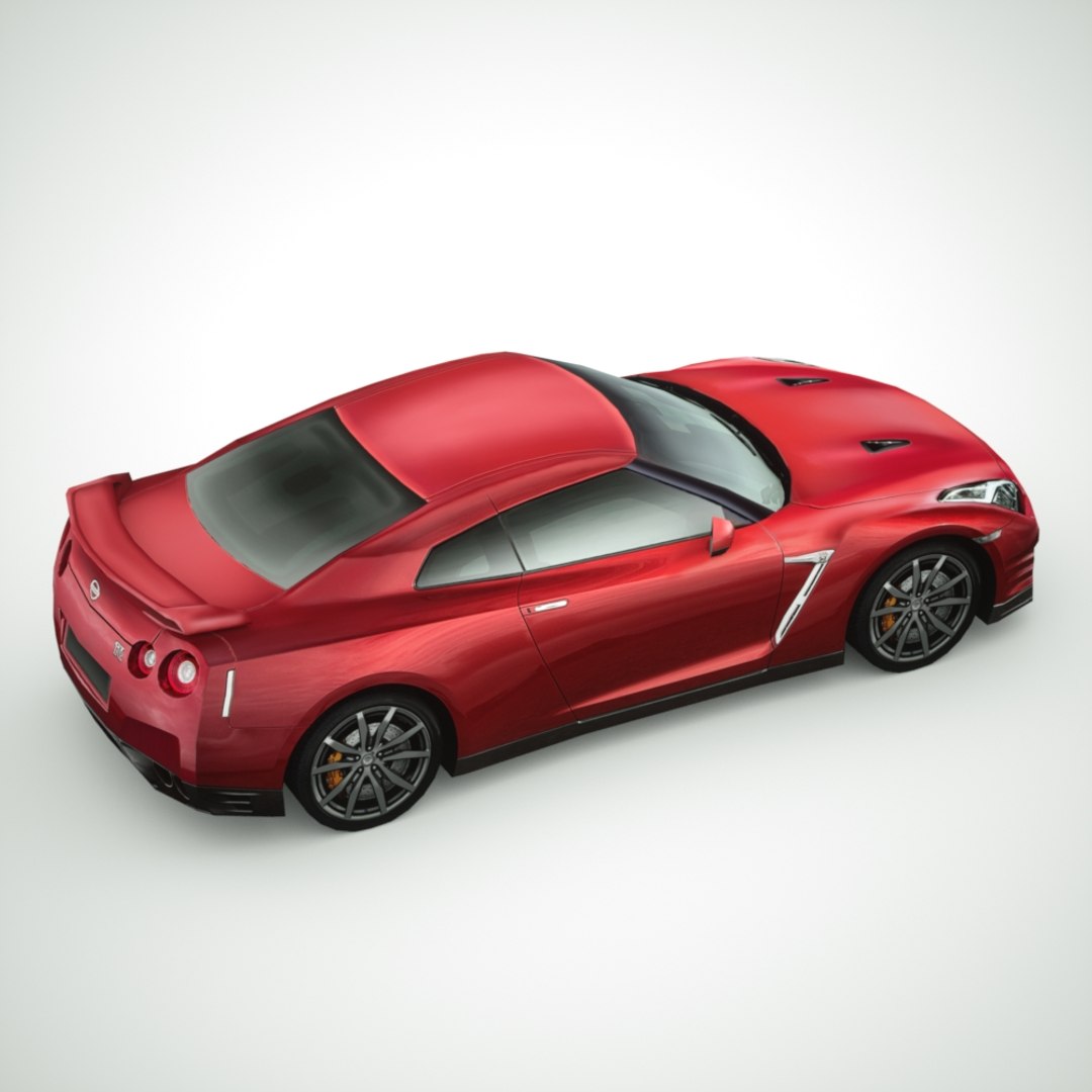 Nissan Gt-r 2015 3d Model