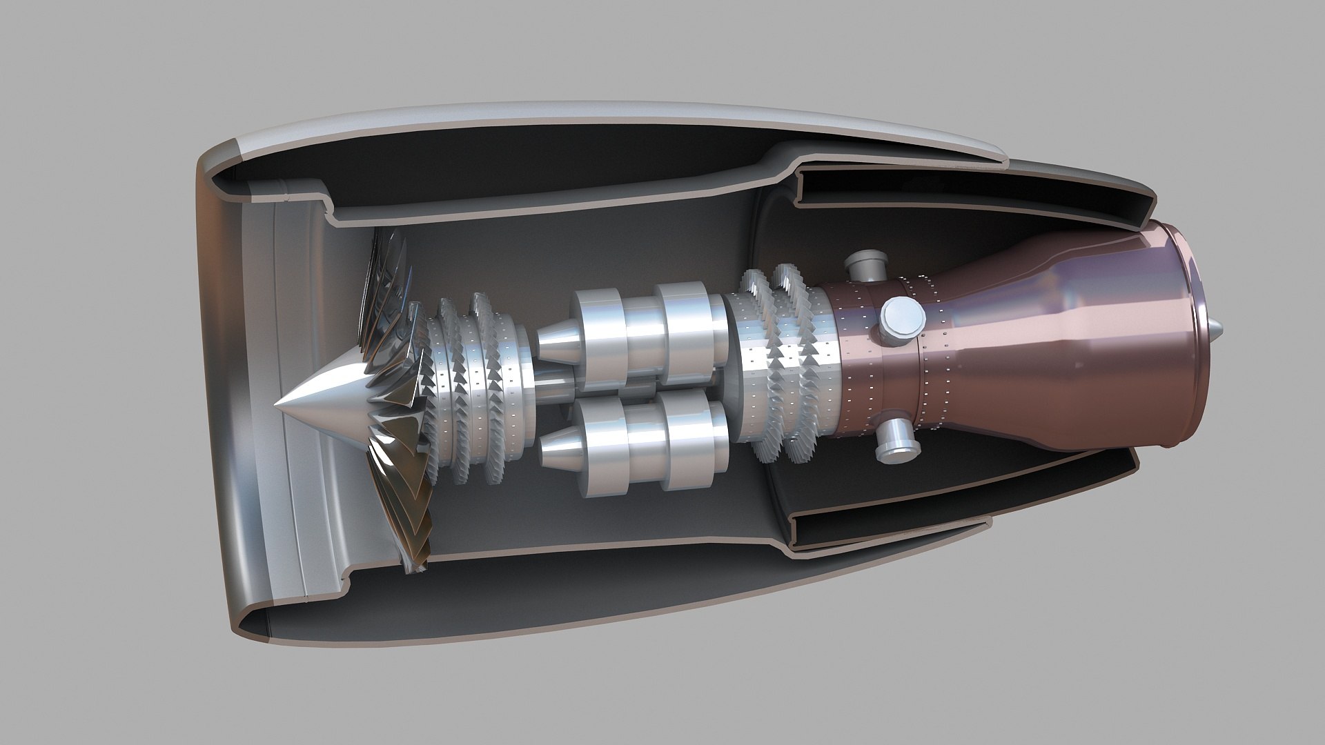 3D Aircraft Jet Engine Motor Airplane Vehicle Plane Air Jumbo ...