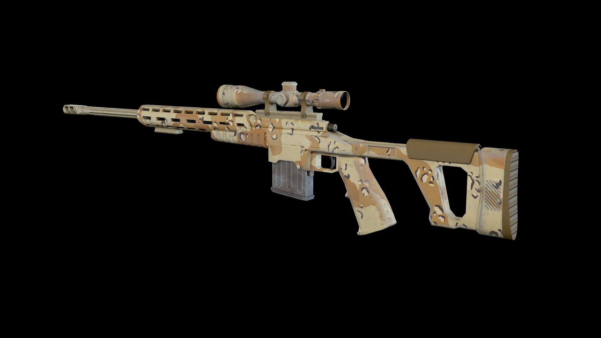 Sniper Rifle 3D Model - TurboSquid 1892035