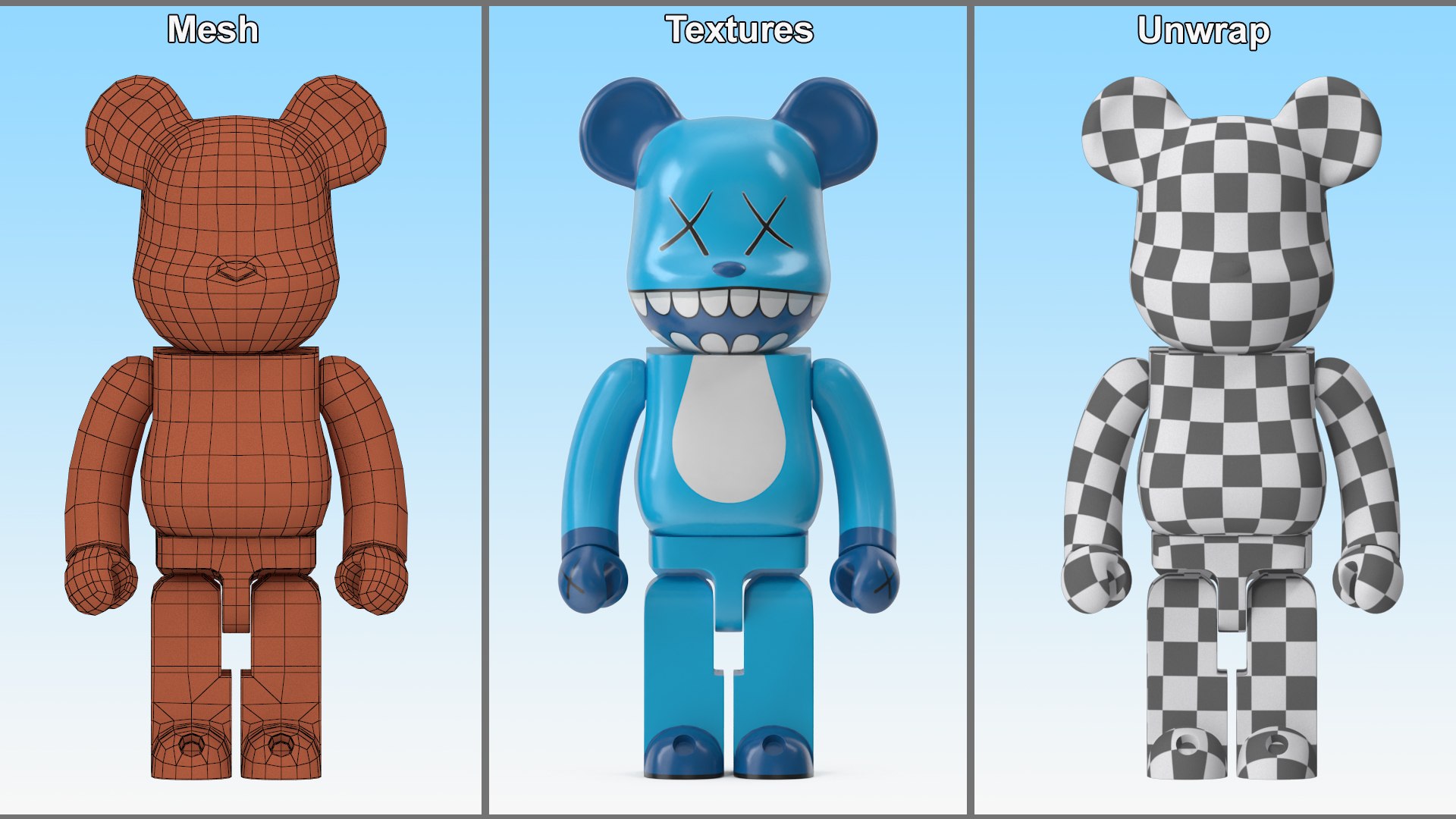 3D Bearbrick Chomper Model - TurboSquid 2274244