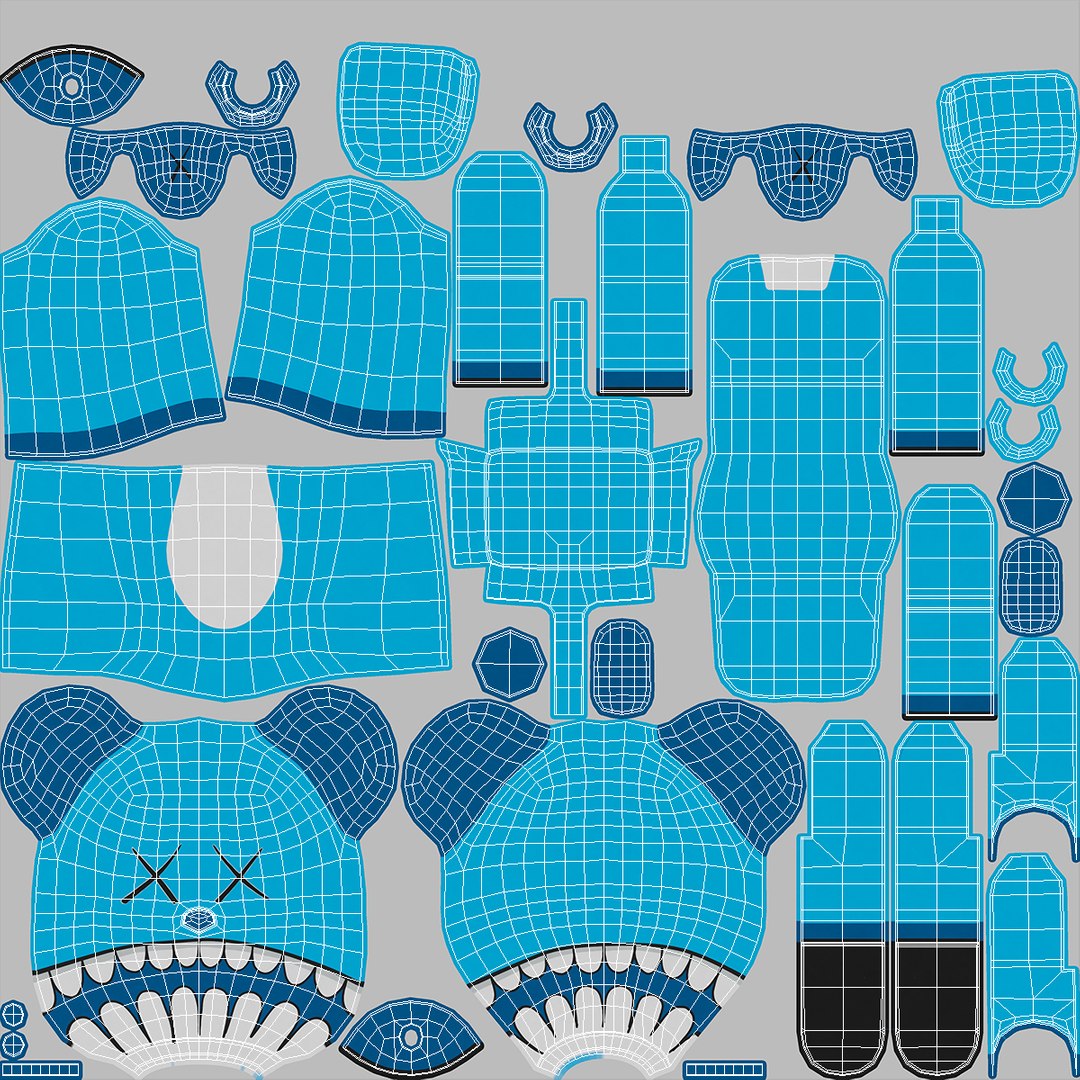 3D Bearbrick Chomper Model - TurboSquid 2274244